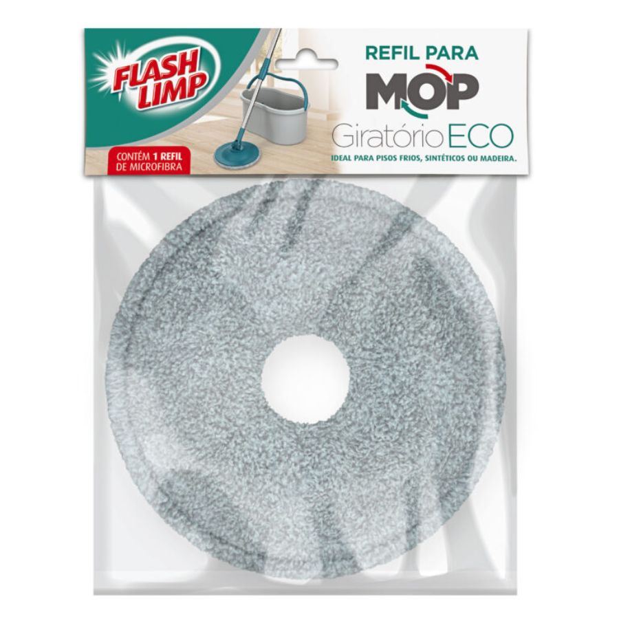 Refil para Mop Giratório Eco, Flash Limp, RMOP1454 | Casa Sul